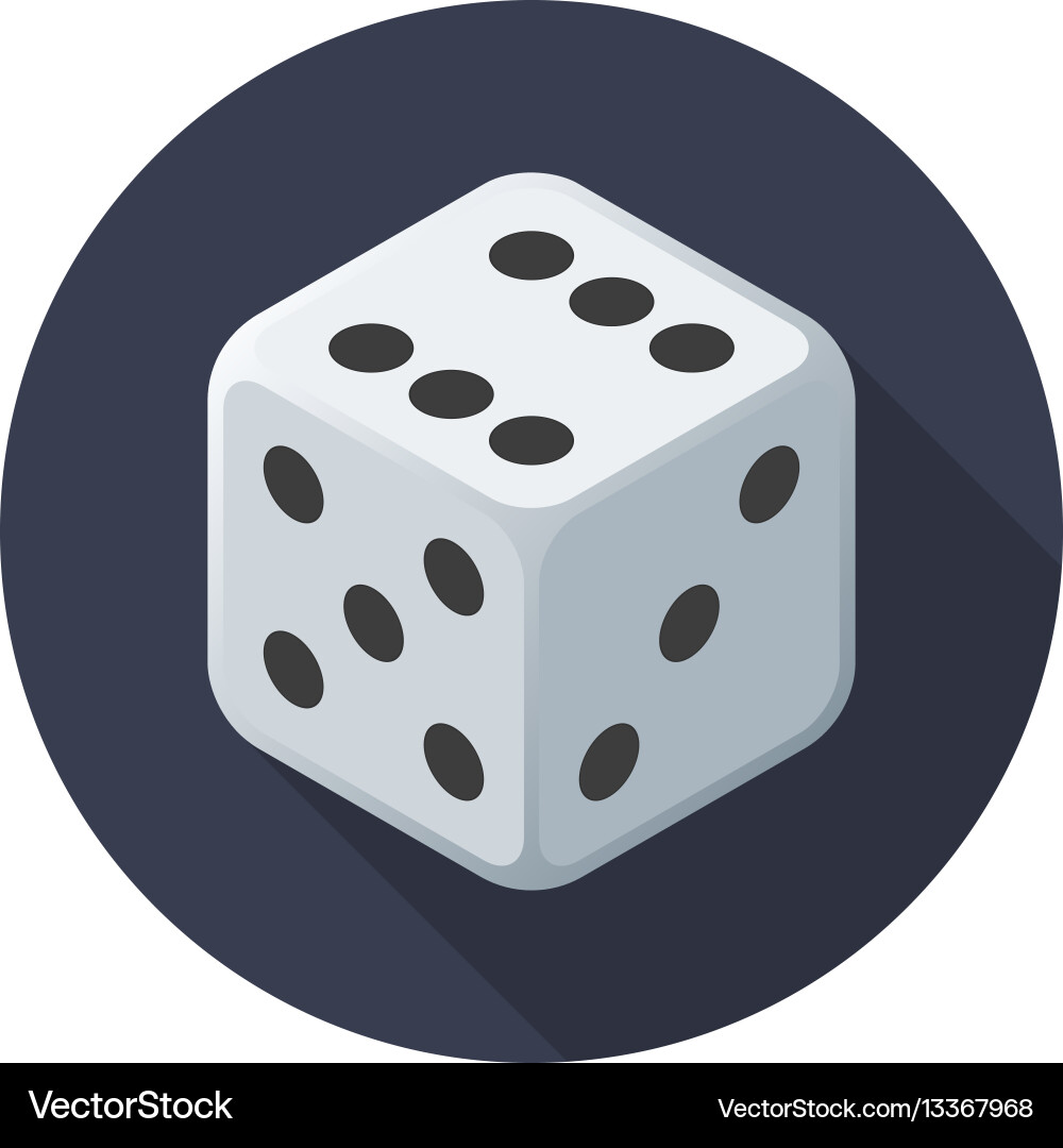 Dice icon Royalty Free Vector Image - VectorStock