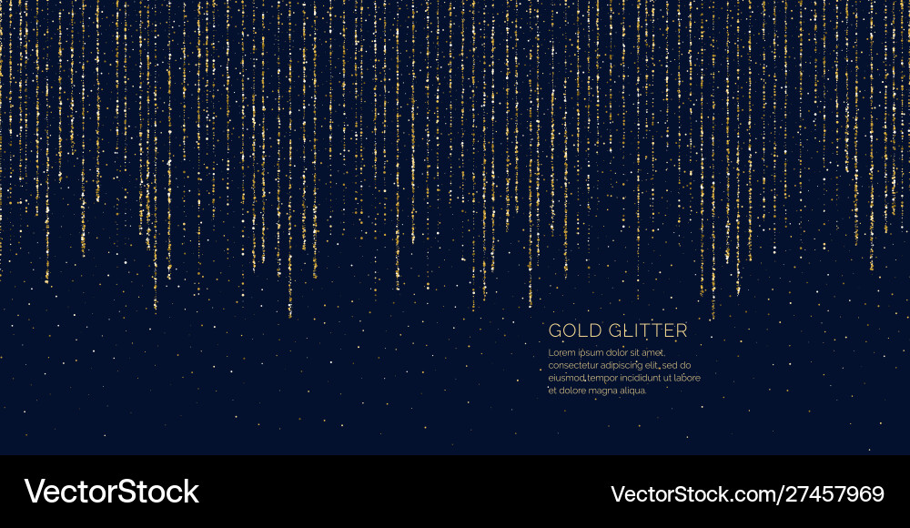 Bright magic rain sparkling Royalty Free Vector Image