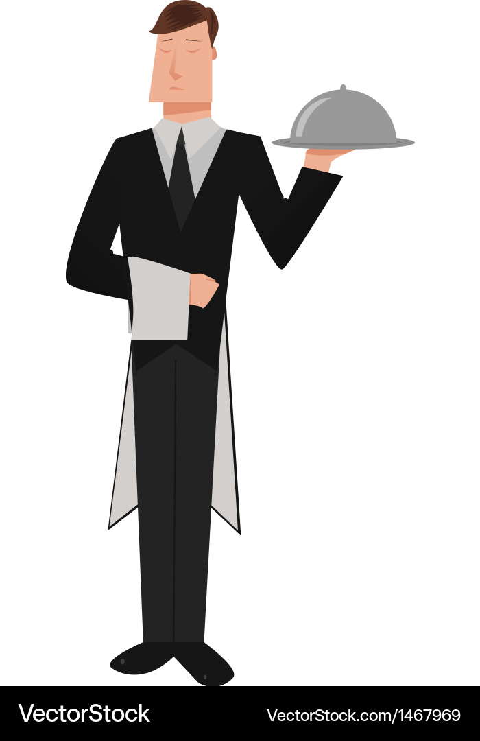 Butler Royalty Free Vector Image - VectorStock