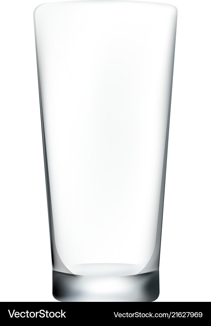 Glass white background Royalty Free Vector Image