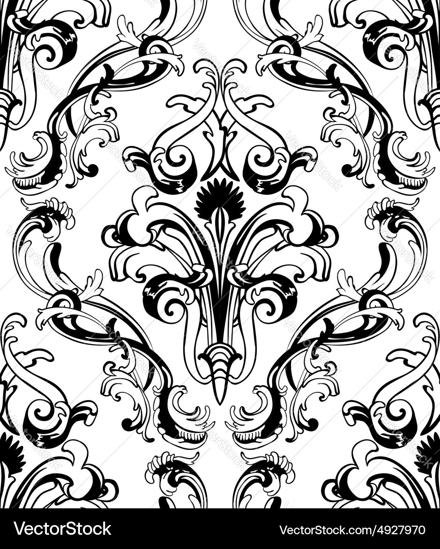 Damas pattern Royalty Free Vector Image - VectorStock