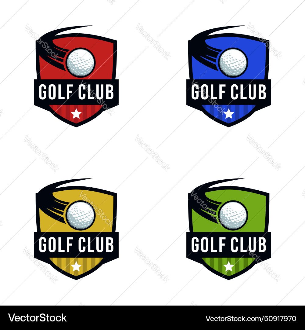 Golf sport badge graphic Royalty Free Vector Image