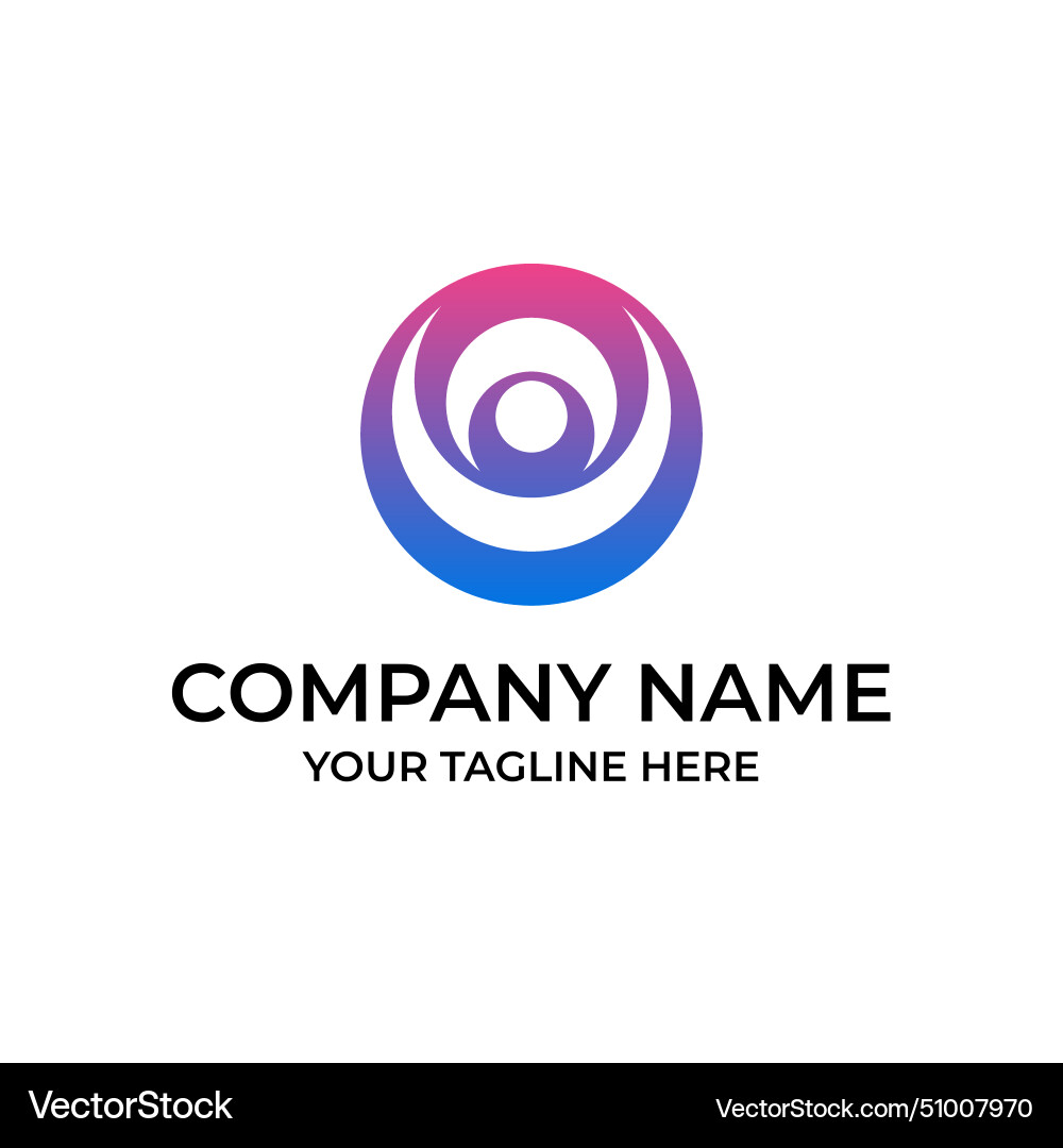 Happy human logo Royalty Free Vector Image - VectorStock