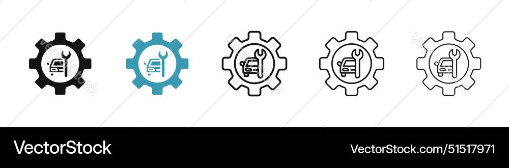 Car mechanic icon Royalty Free Vector Image - VectorStock