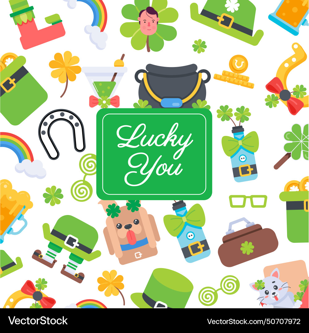 Lucky Royalty Free Vector Image - VectorStock