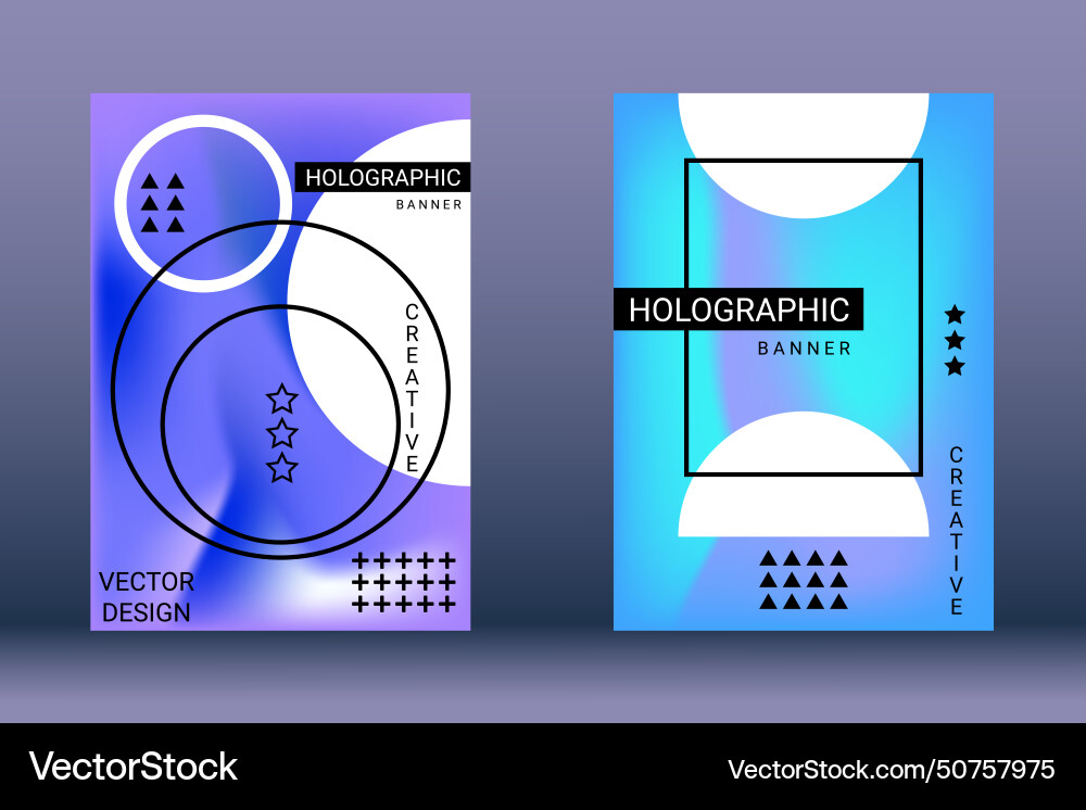 Artistic covers design creative fluid colors Vector Image