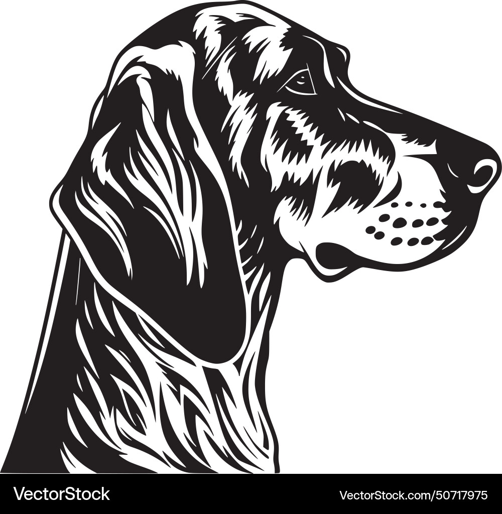 Great dane - minimalist and simple silhouette Vector Image