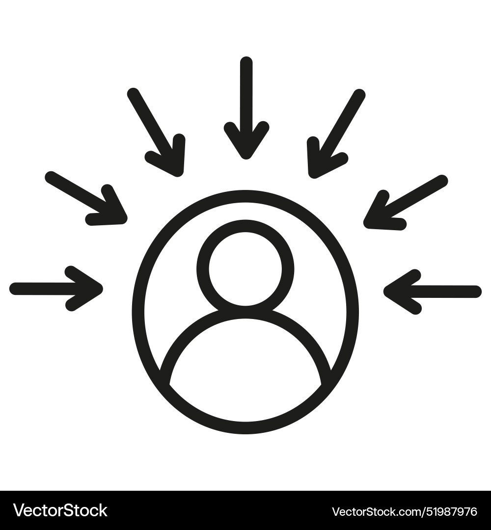 Customer-focused icon perfect for business Vector Image