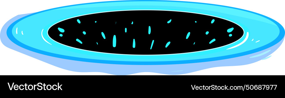 Magic portal vfx cartoon Royalty Free Vector Image