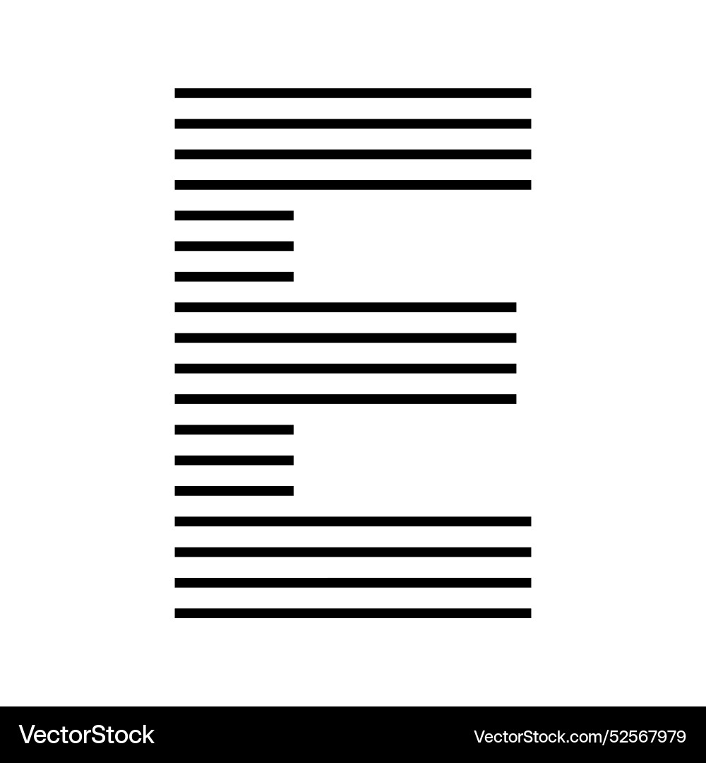 Letter e initial monogram logo icon geometric – Royalty-Free Vector ...