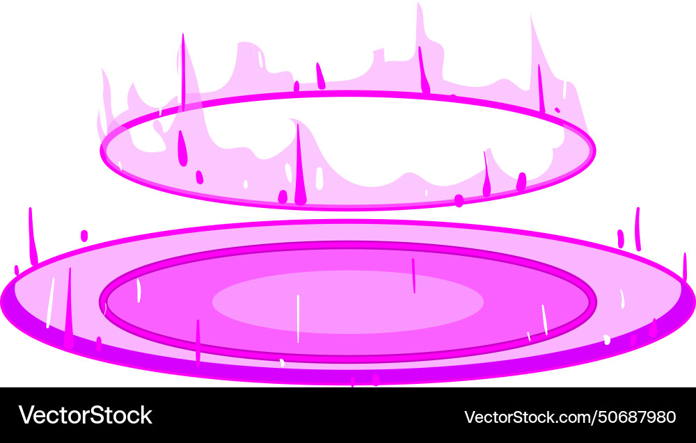 Game portal vfx cartoon Royalty Free Vector Image