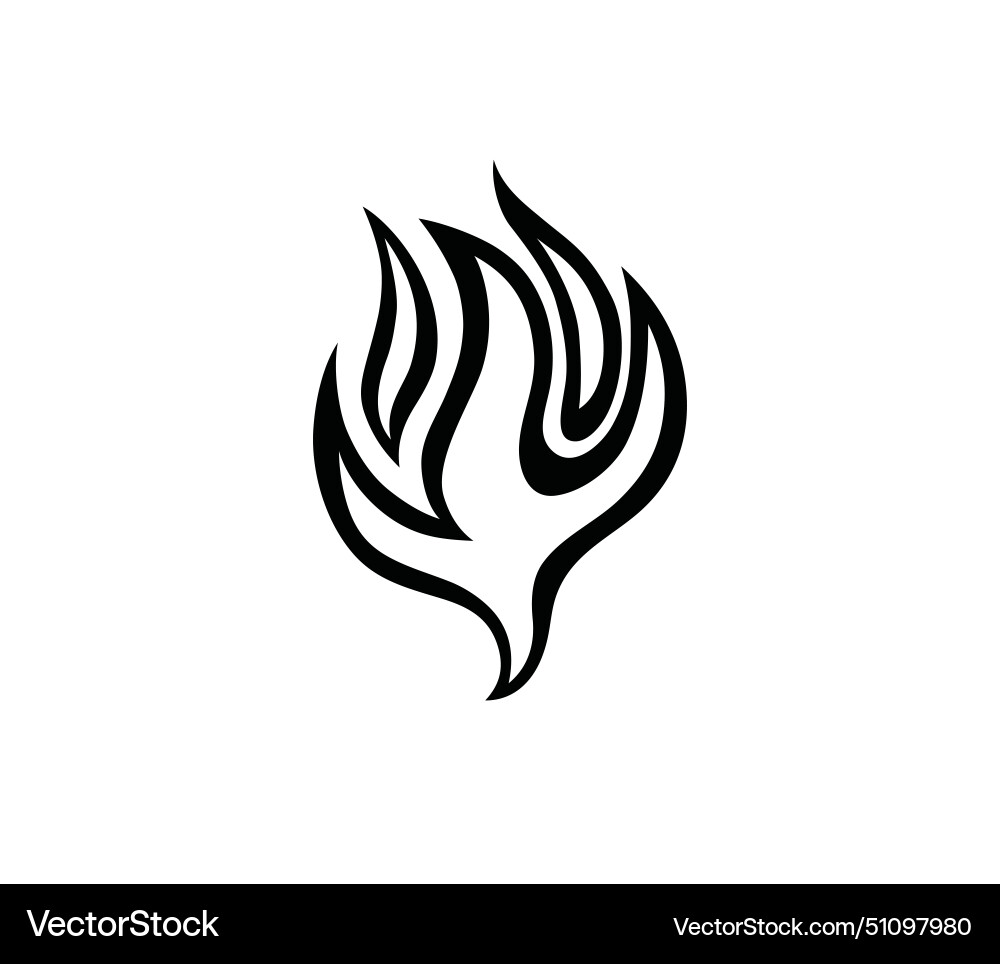 Holy spirit fire Royalty Free Vector Image - VectorStock