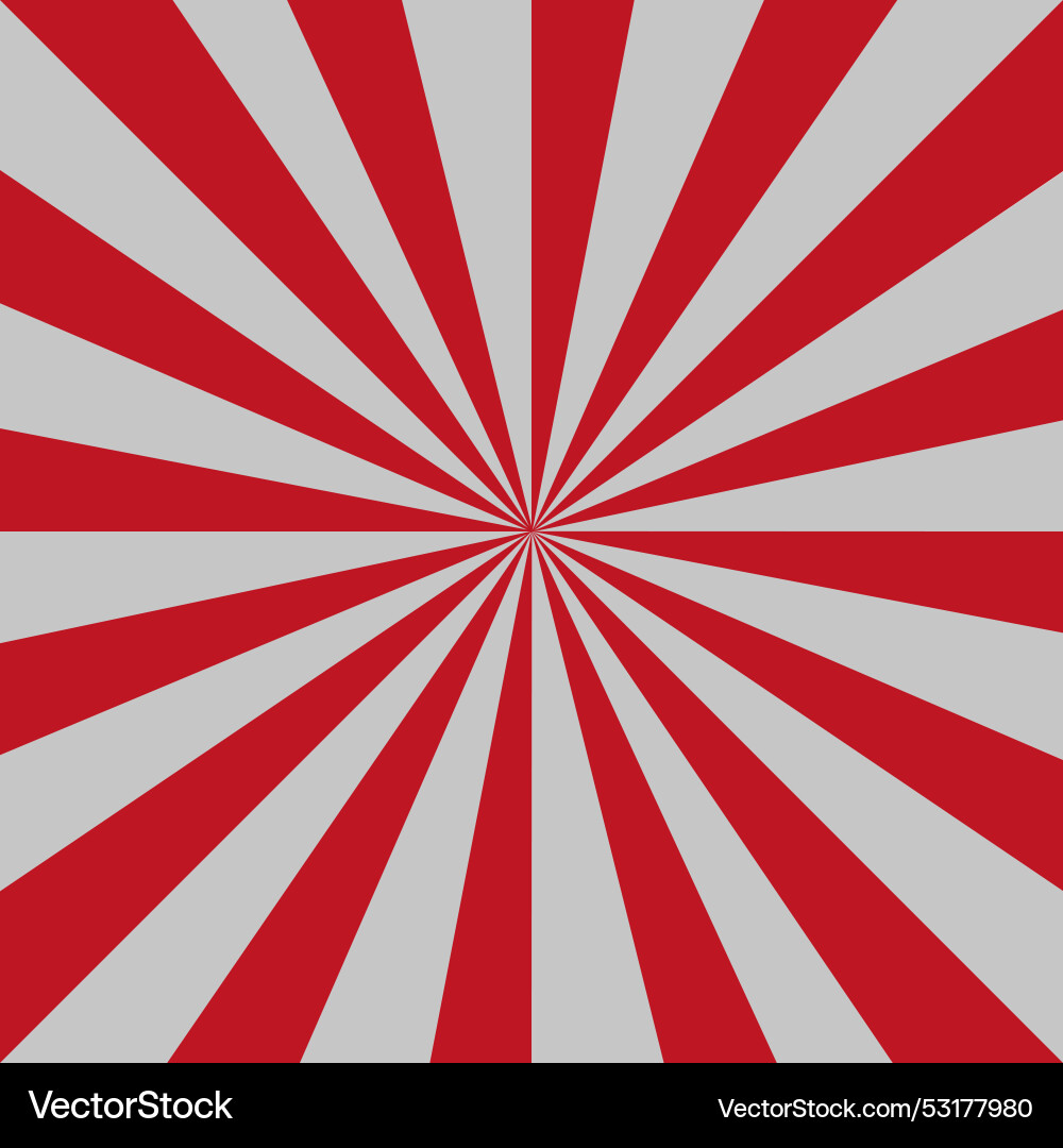 Red rays background for banner design starburst Vector Image
