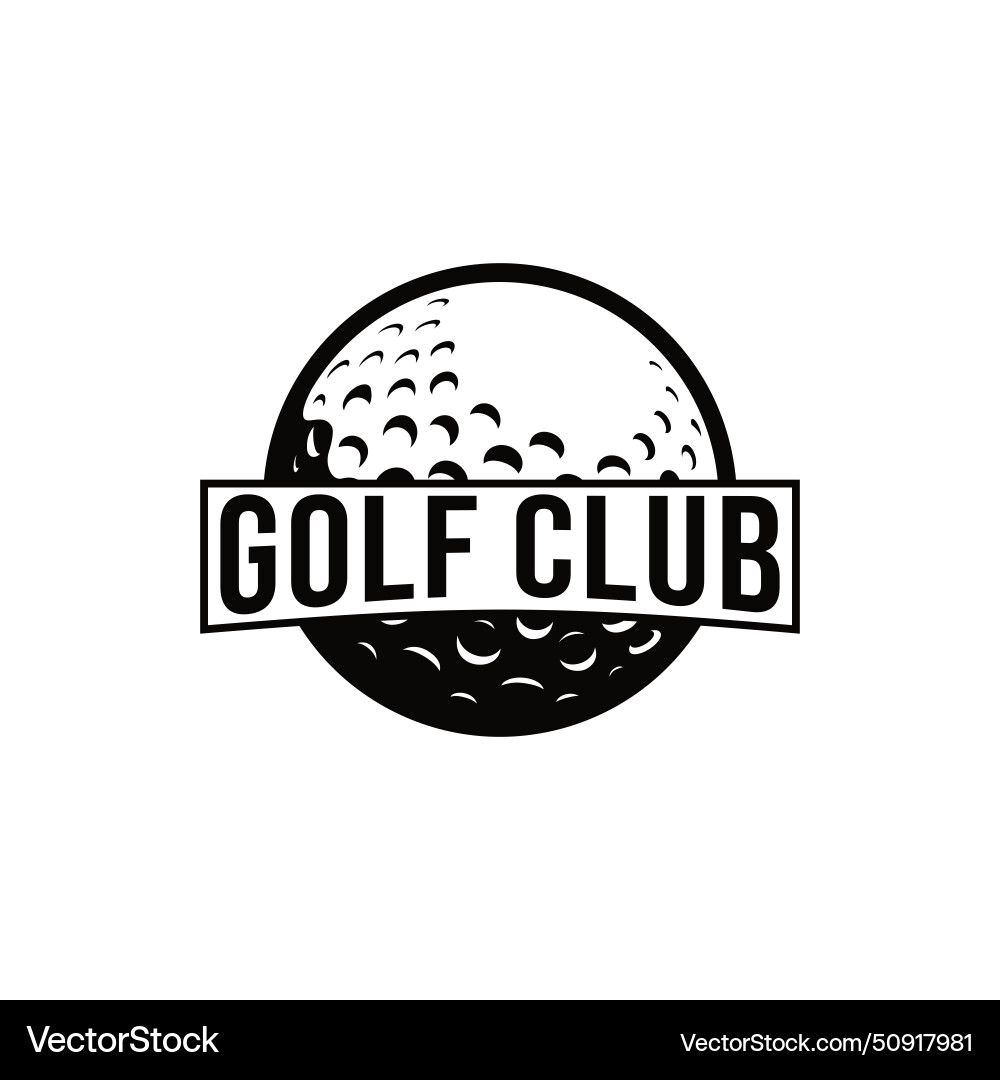 Golf sport badge graphic Royalty Free Vector Image