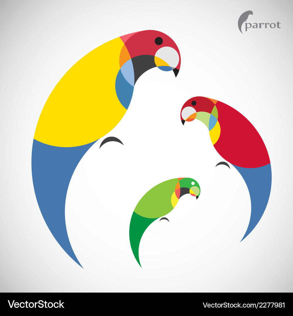Image of an parrot design Royalty Free Vector Image