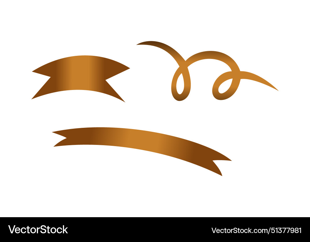 Ribbon ornament design Royalty Free Vector Image