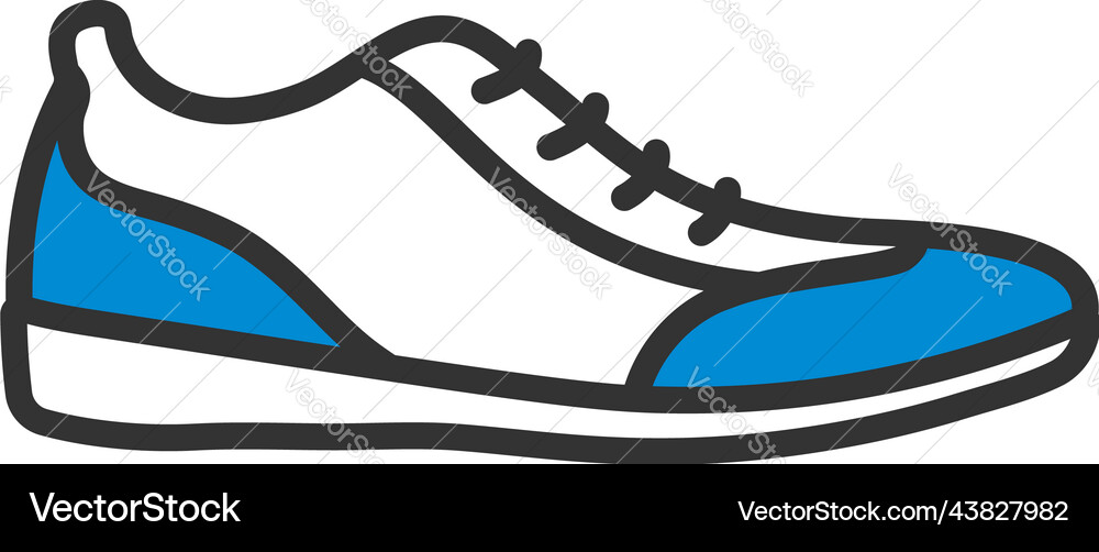 Man casual shoe icon Royalty Free Vector Image