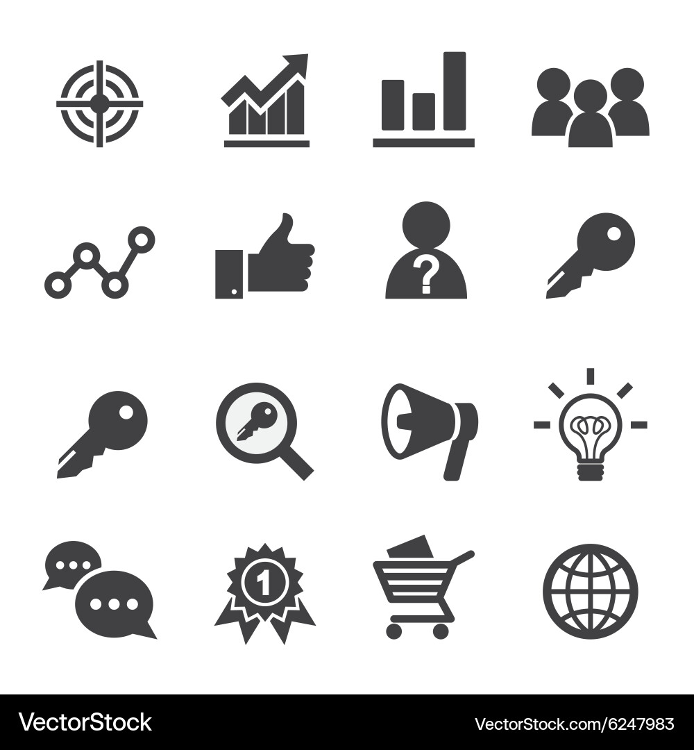 Marketing icon Royalty Free Vector Image - VectorStock