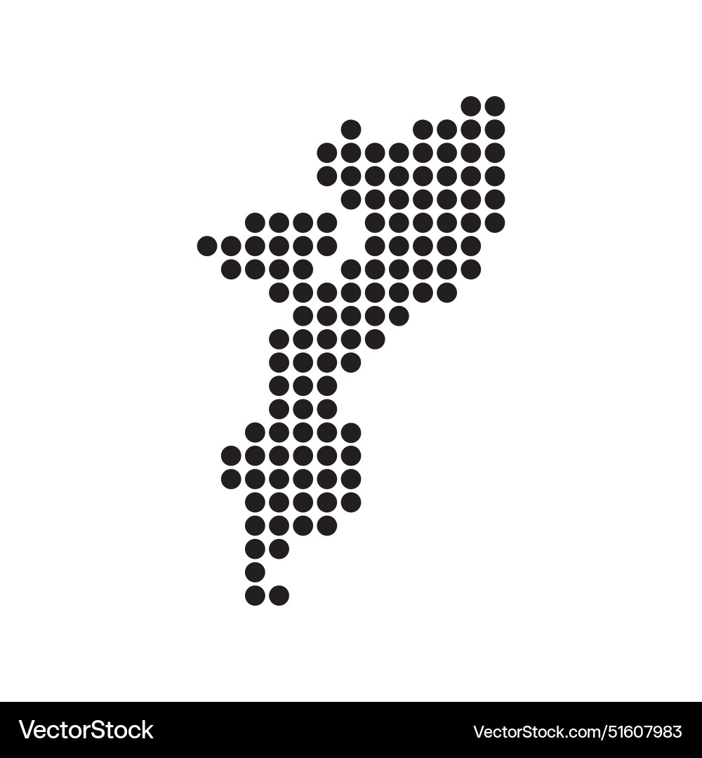 Mozambique map icon Royalty Free Vector Image - VectorStock