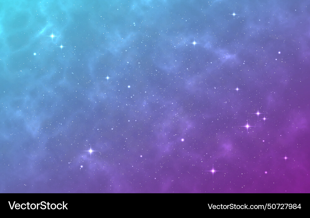 Cosmos background milky way texture outer space Vector Image