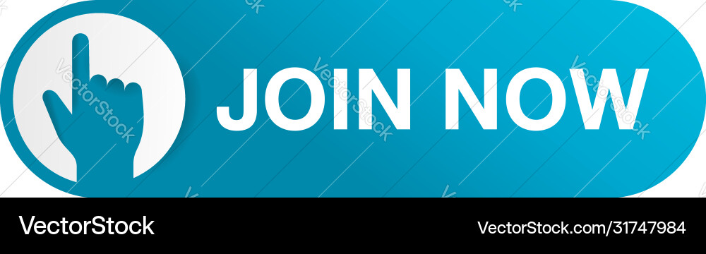 Join us now web button - rounded active ui element