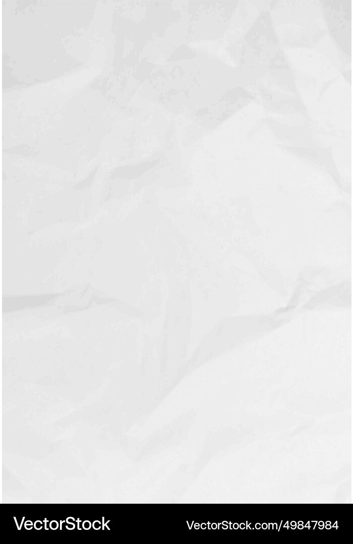 Realistic crumpled paper texture background Vector Image