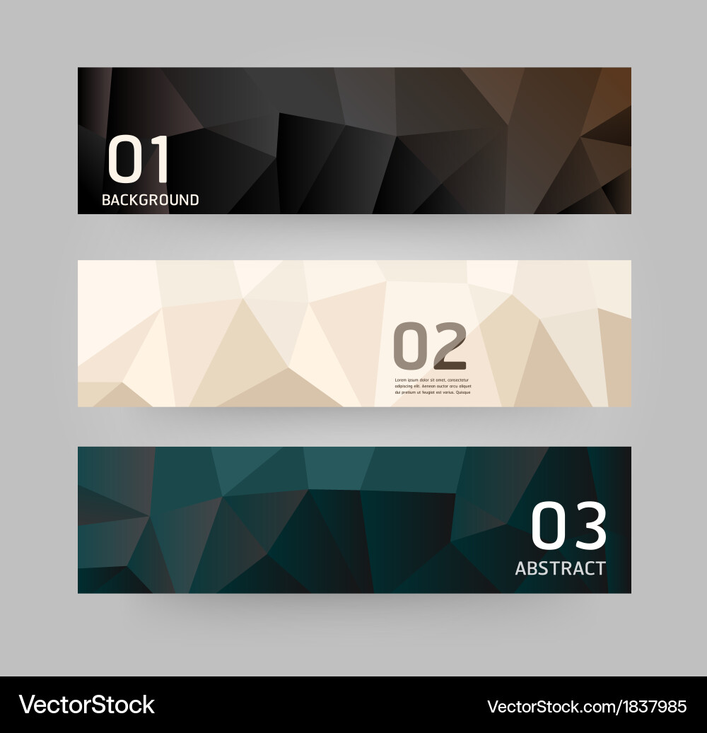 Geometric Abstract Backgrounds Royalty Free Vector Image
