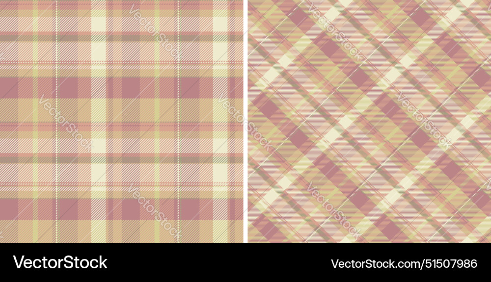 Background texture seamless of plaid textile Vector Image