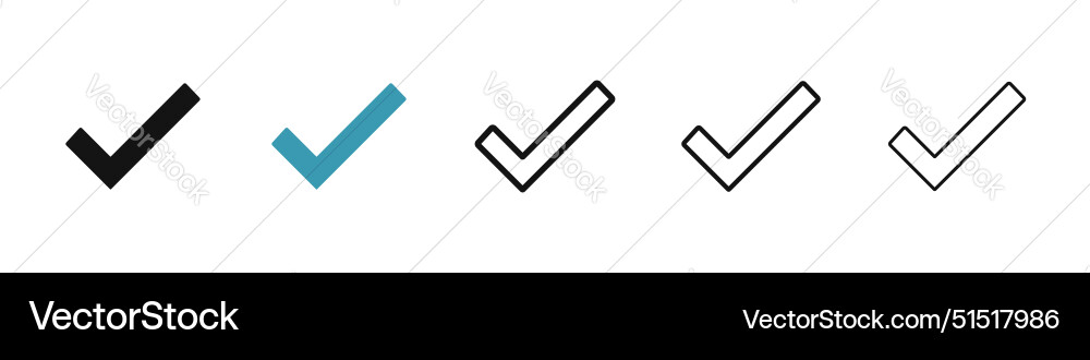 Check icon Royalty Free Vector Image - VectorStock