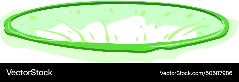 Green portal vfx cartoon Royalty Free Vector Image