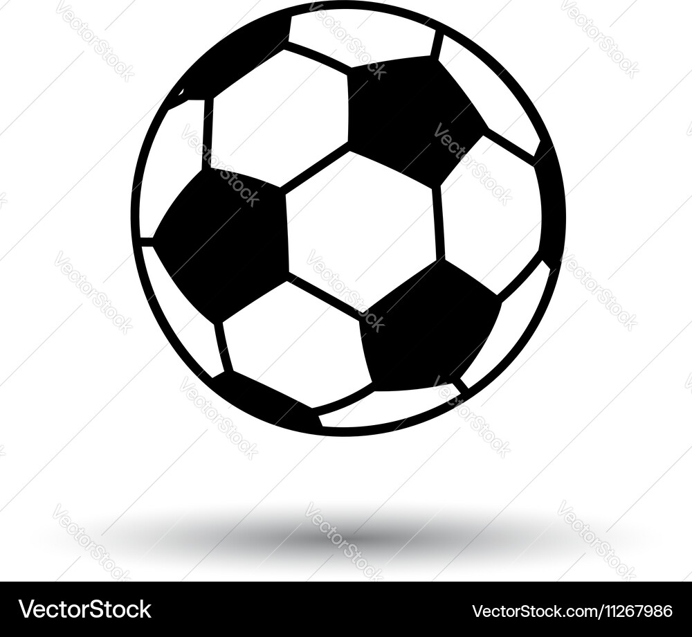 Soccer ball icon Royalty Free Vector Image - VectorStock