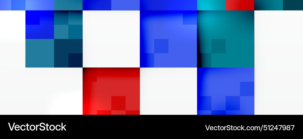 A blue red and white checkered background Vector Image