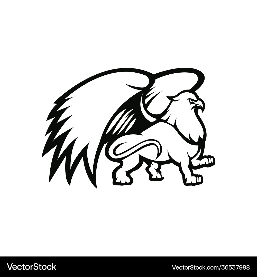 Griffin logo Royalty Free Vector Image - VectorStock