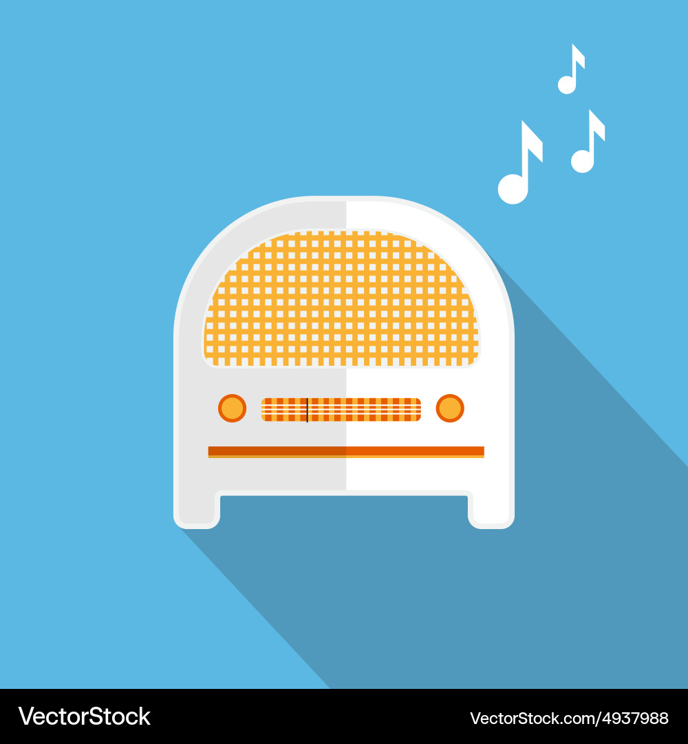 Radio music Royalty Free Vector Image - VectorStock