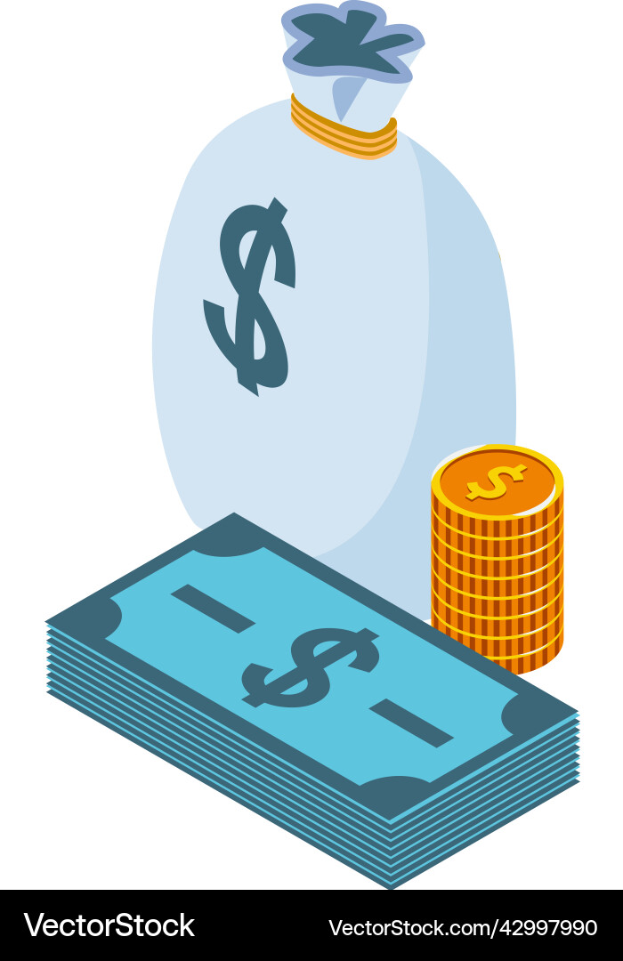 Cash payment methods composition Royalty Free Vector Image