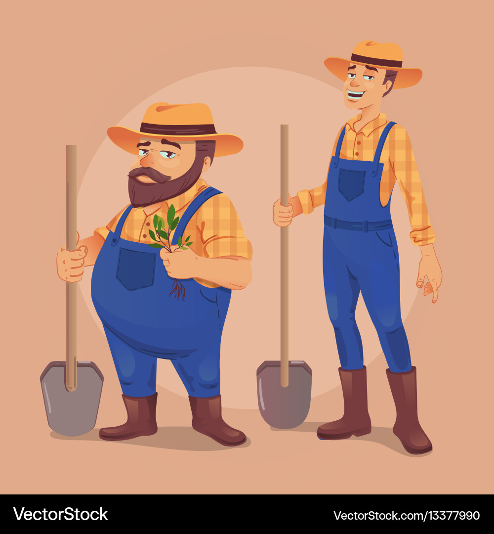 Farmer Royalty Free Vector Image - VectorStock