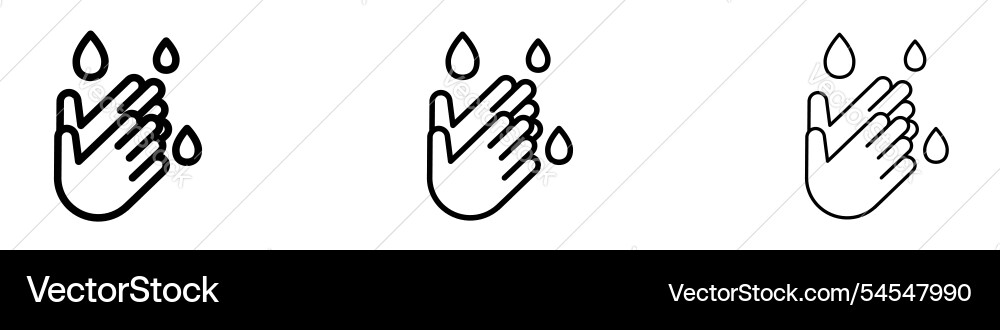 Hand wash icon Royalty Free Vector Image - VectorStock