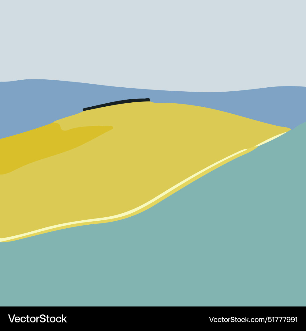 Colorful abstract hills Royalty Free Vector Image