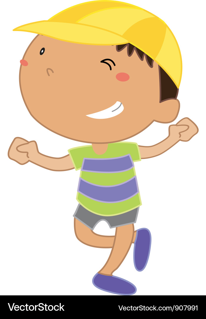 Little kid Royalty Free Vector Image - VectorStock