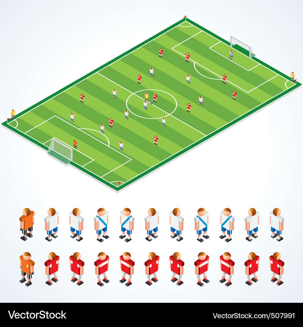 Soccer tactics kit Royalty Free Vector Image - VectorStock