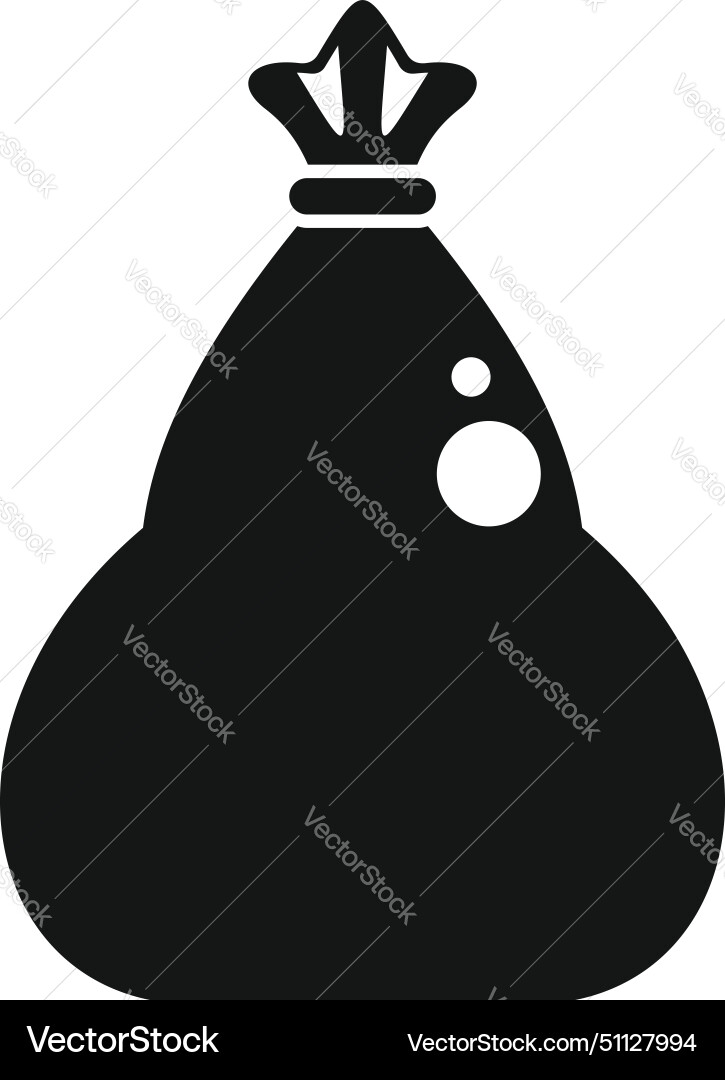 Carry trash bag icon simple recycle clean Vector Image