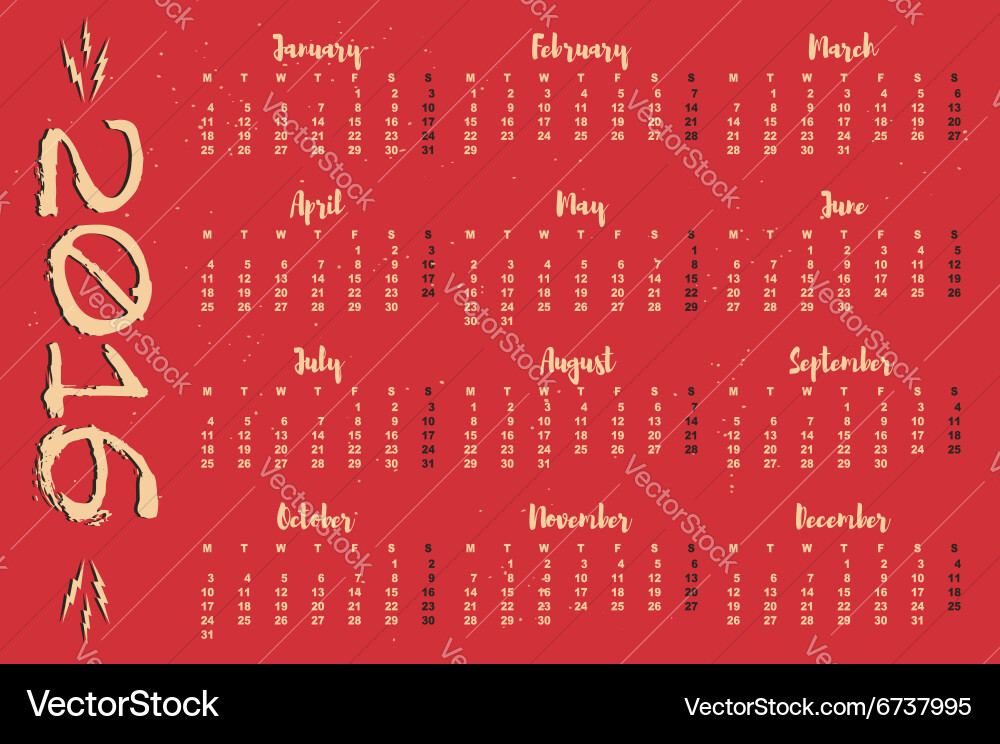 Calendar 3 Royalty Free Vector Image - VectorStock