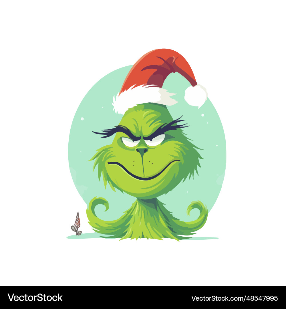 The Grinch Cartoon Face