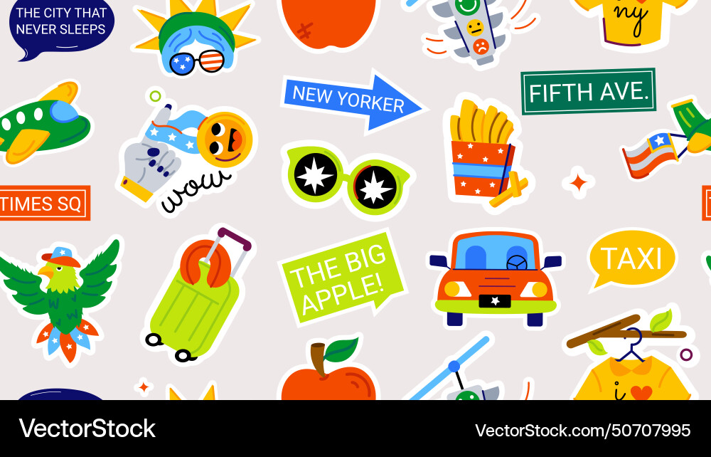 Nyc theme Royalty Free Vector Image - VectorStock