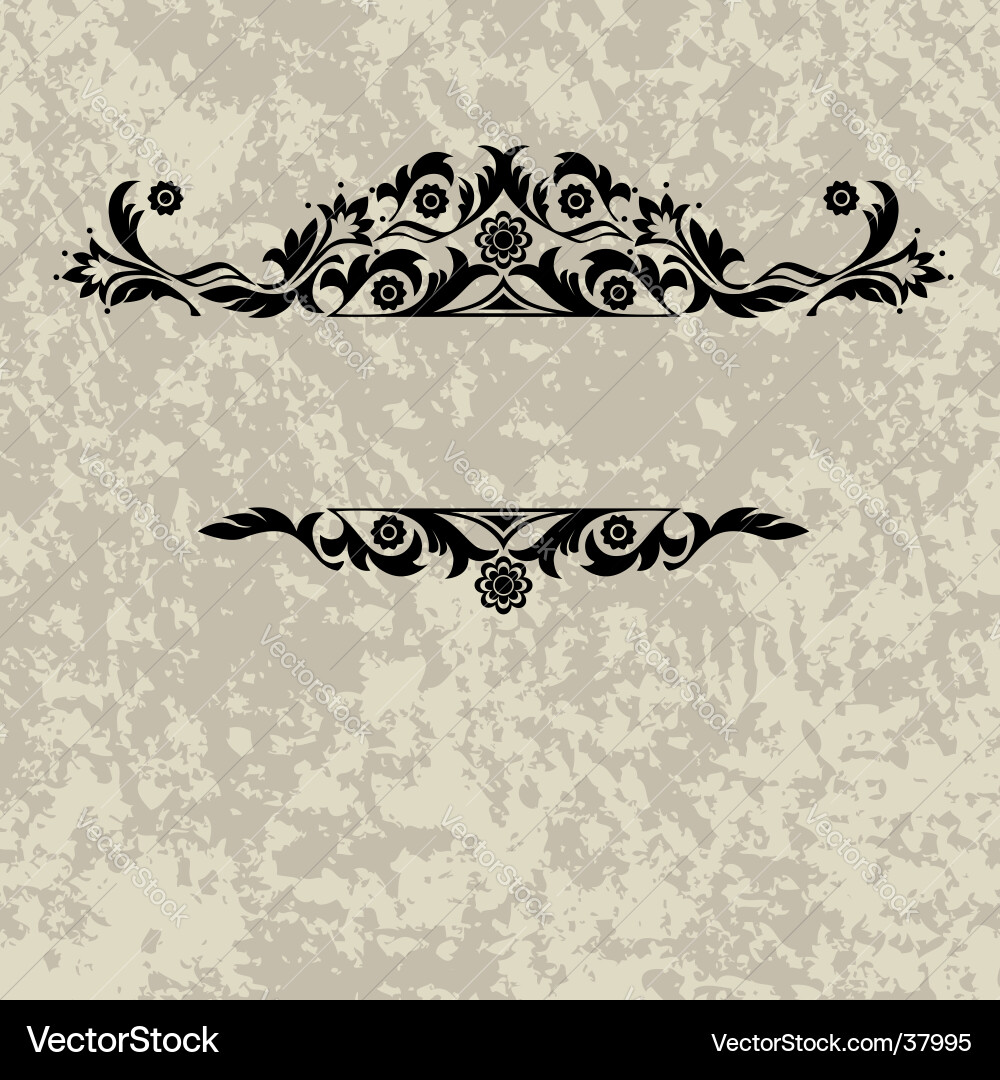 Vintage frame Royalty Free Vector Image - VectorStock
