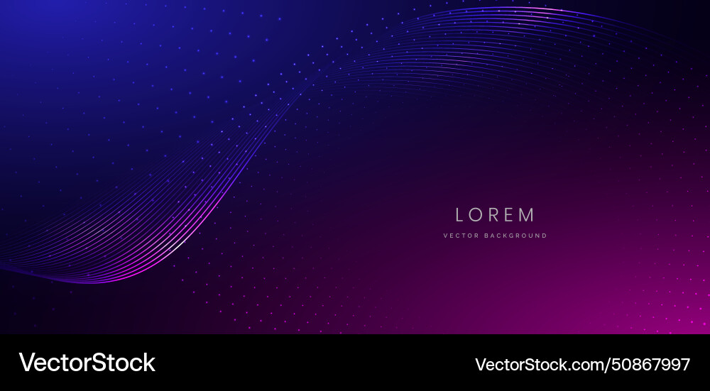 Abstract technology futuristic glowing neon blue Vector Image