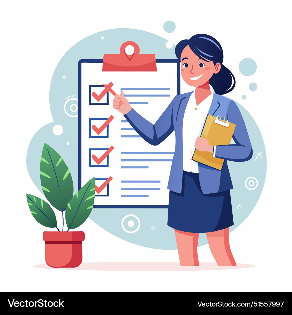 Evaluation or employee assessment rating or Vector Image