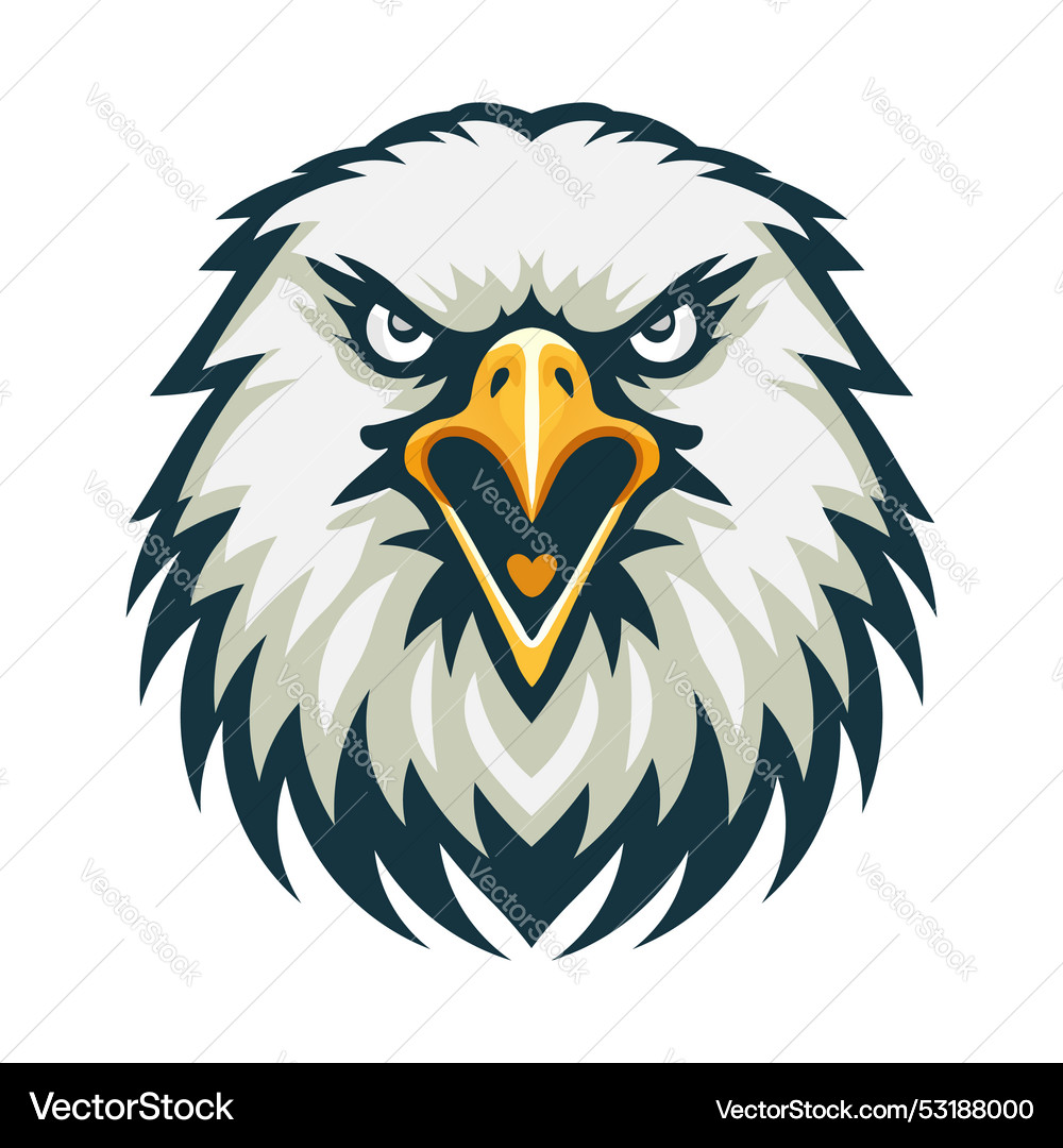 Eagle Head Front View Vector Images (over 250)