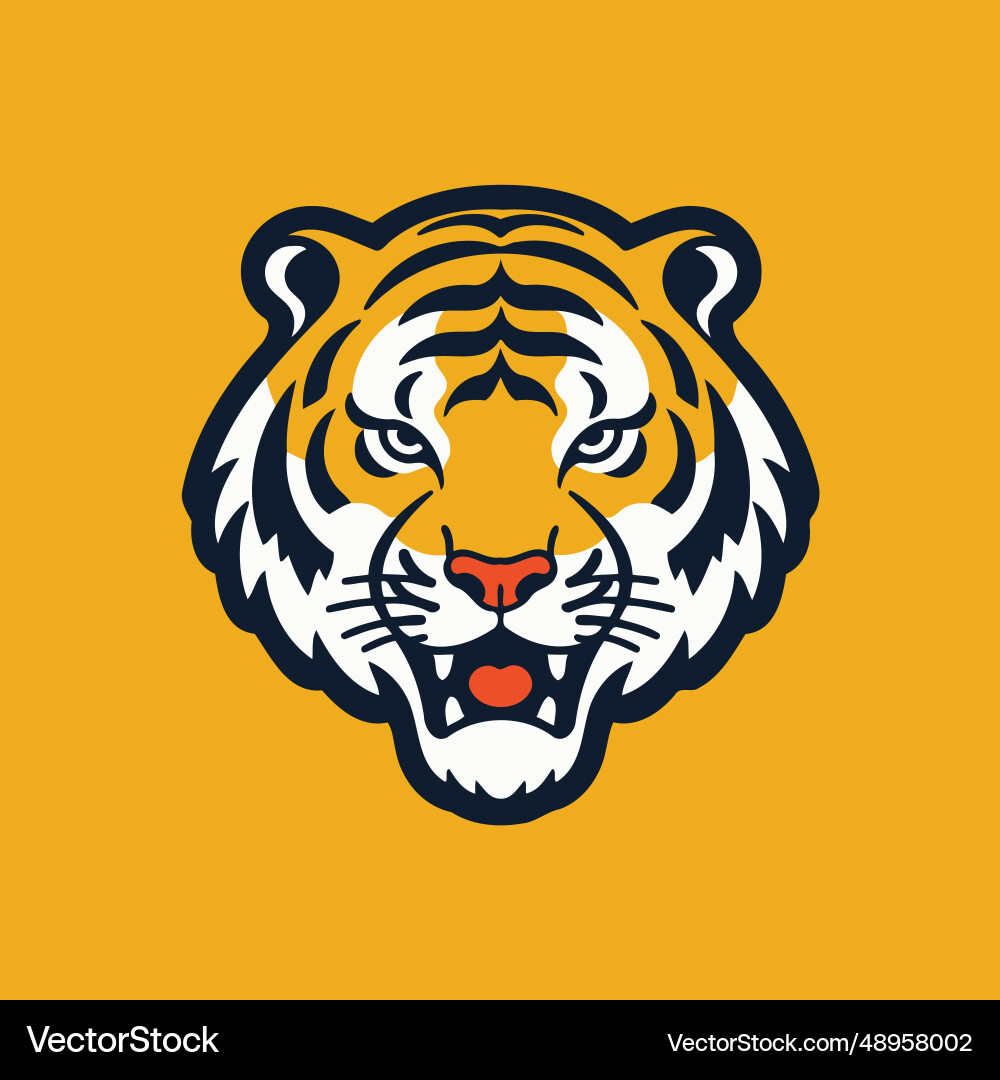 Yellow Tiger Logo Tiger