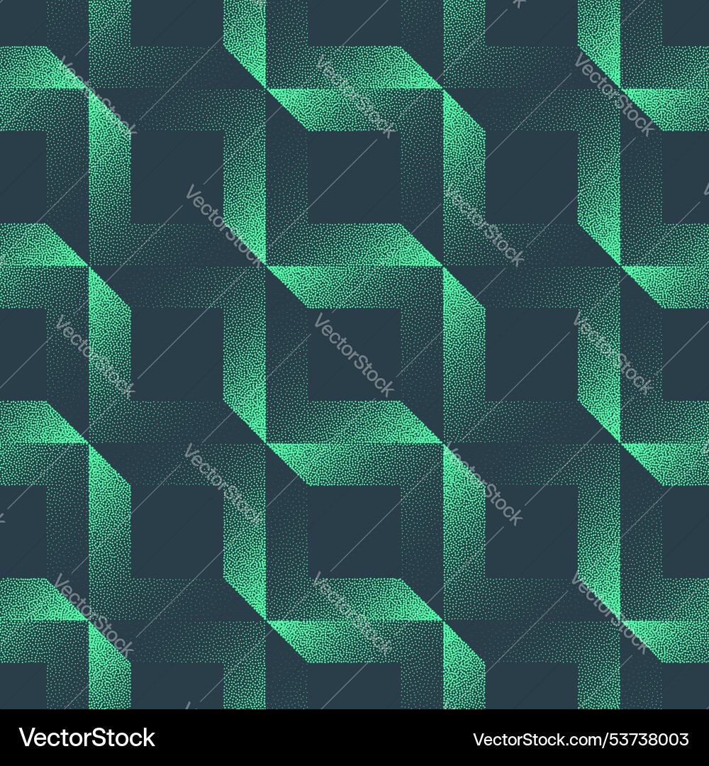 Split squares grid seamless pattern trendy Vector Image